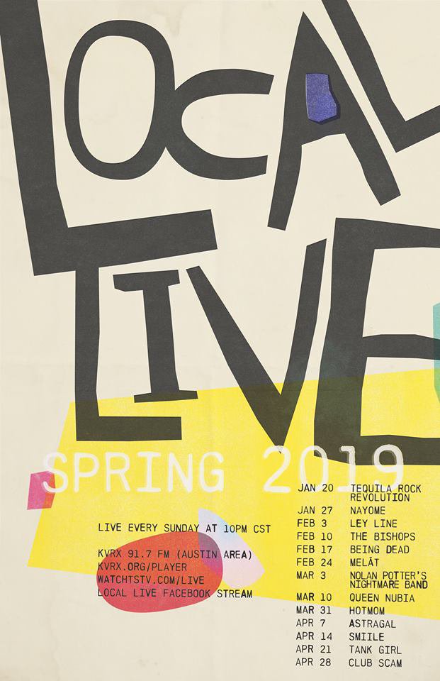 Local Live Spring 2019 Lineup | Local Live | KVRX 91.7 FM